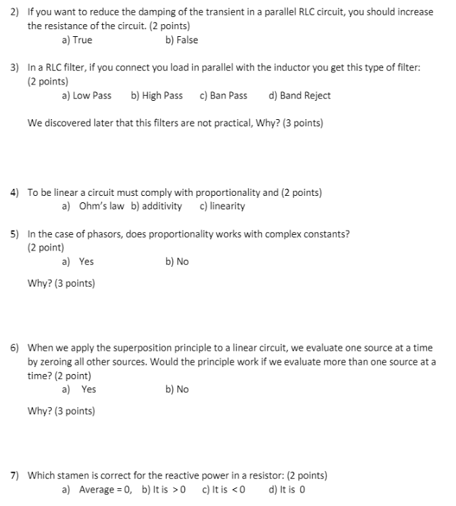 Solved 2) If you want to reduce the damping of the transient | Chegg.com