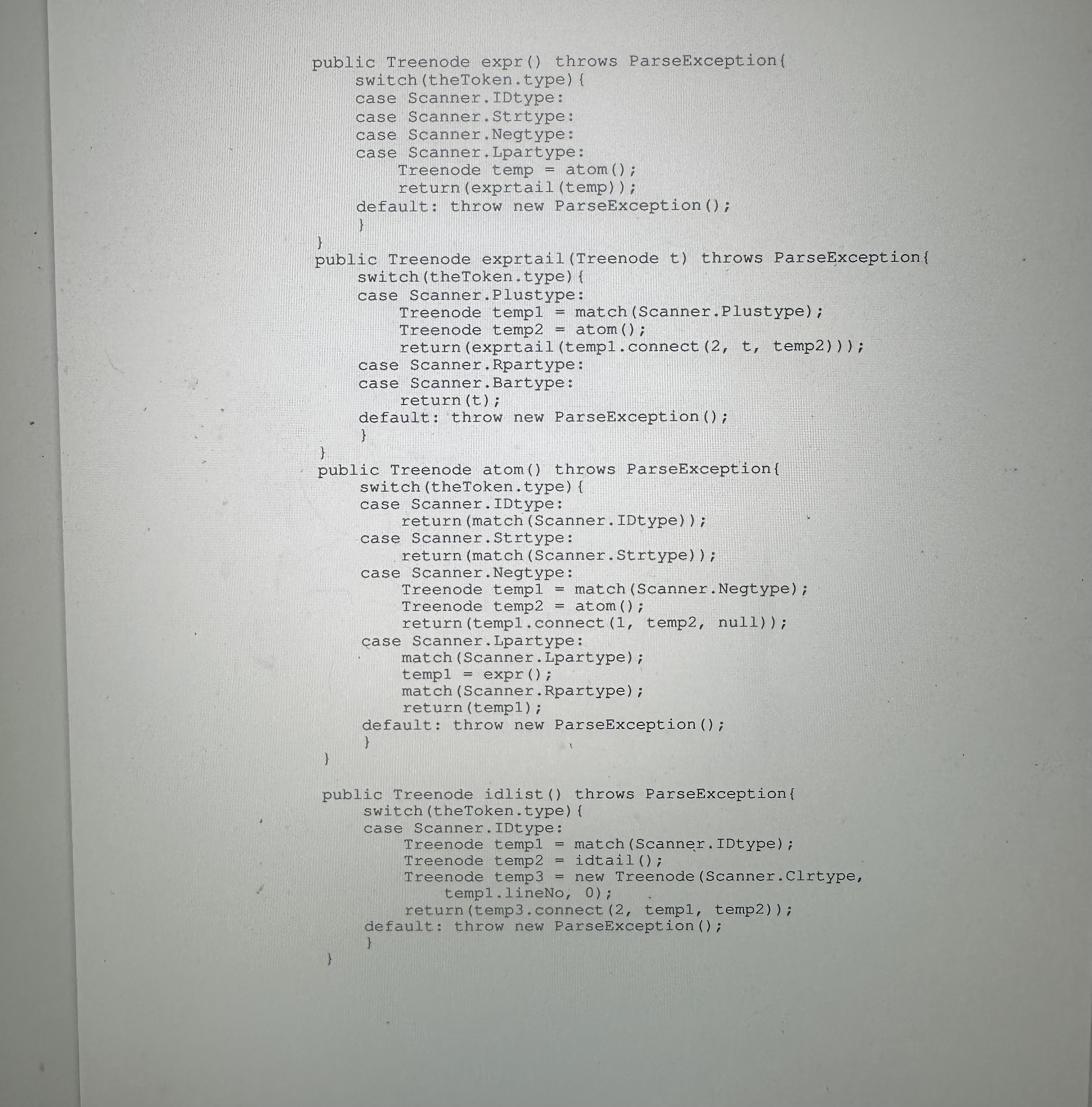 Solved 2. Extend the bitter language, by adding the operator | Chegg.com