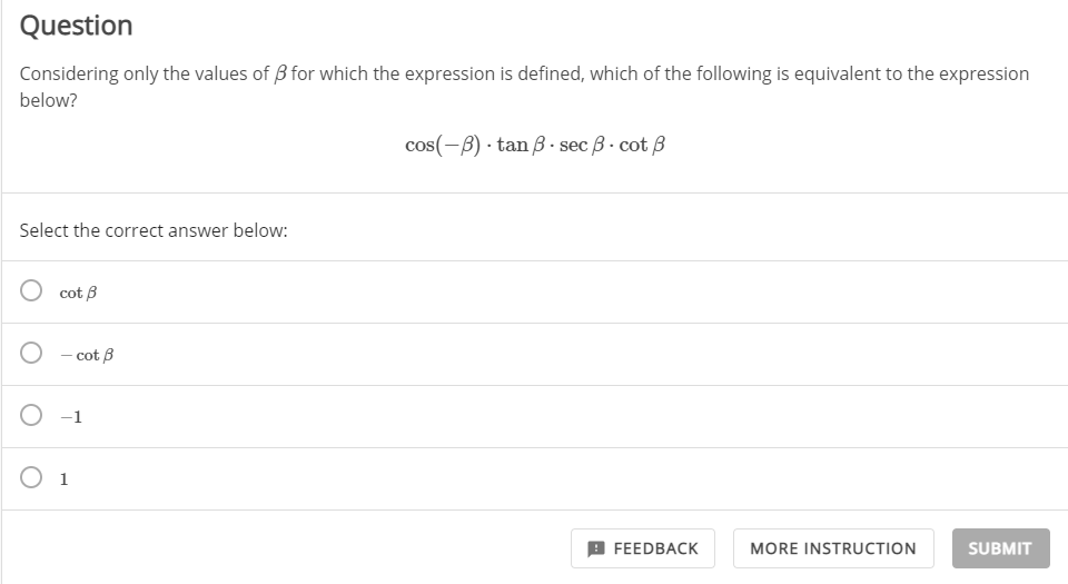Solved Question Considering only the values of B for which | Chegg.com