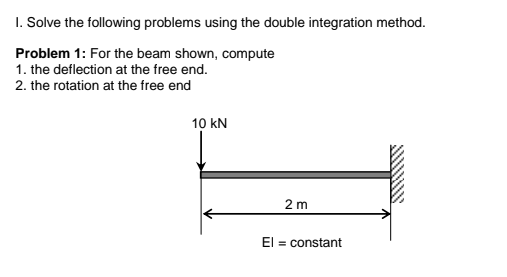 Solved 1. Solve the following problems using the double | Chegg.com