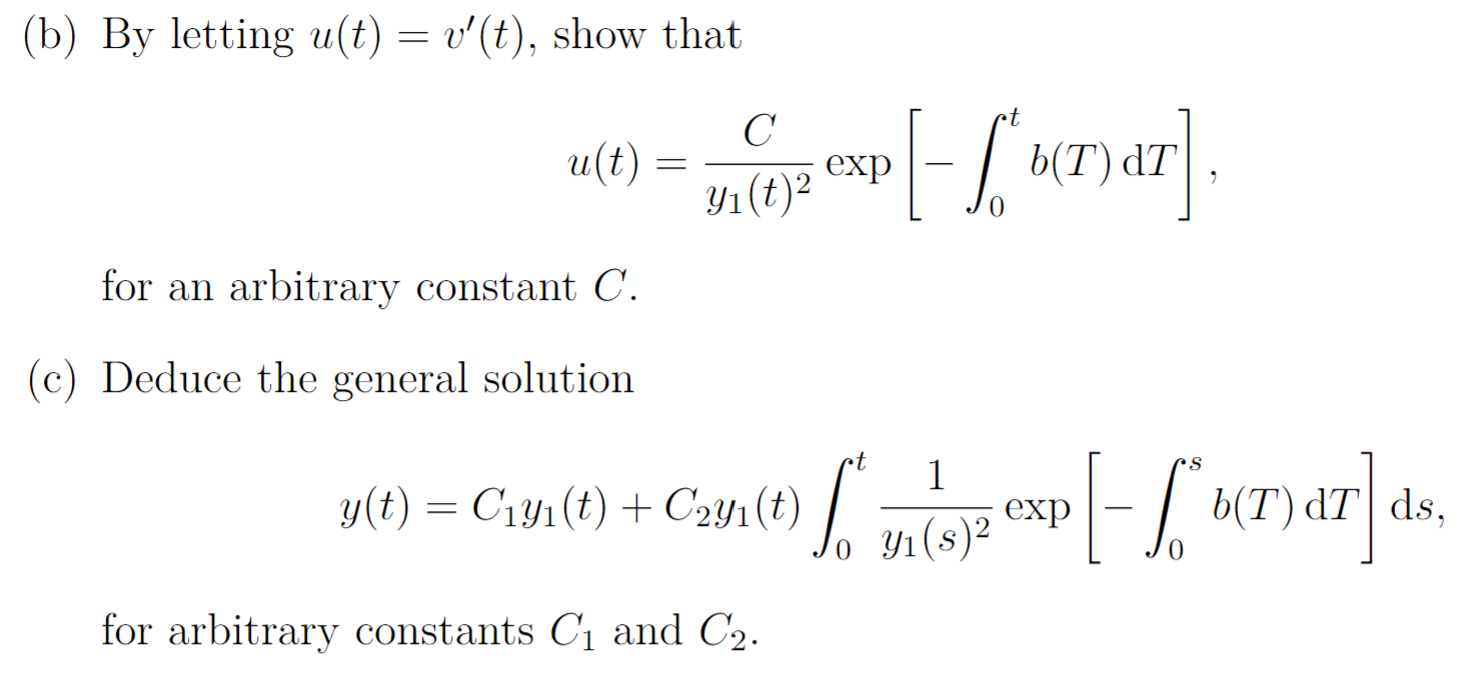 Solved Consider the general second-order ODE: y''(t) + | Chegg.com