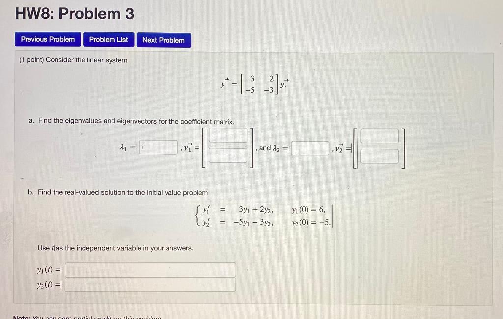 Solved HW8: Problem 3 Previous Problem Problem List Next | Chegg.com