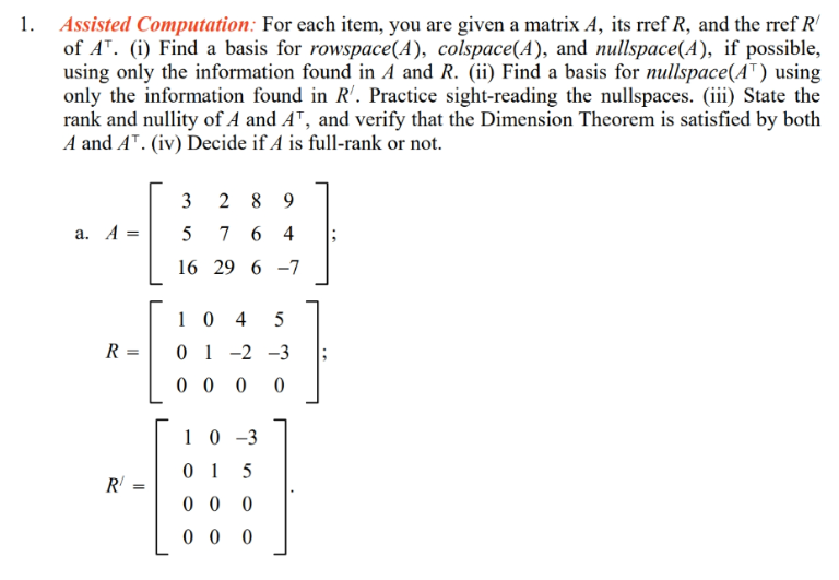 Solved Assisted Computation: For each item, you are given a | Chegg.com