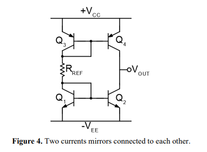 Solved A current mirror circuit is shown in figure 4, where | Chegg.com