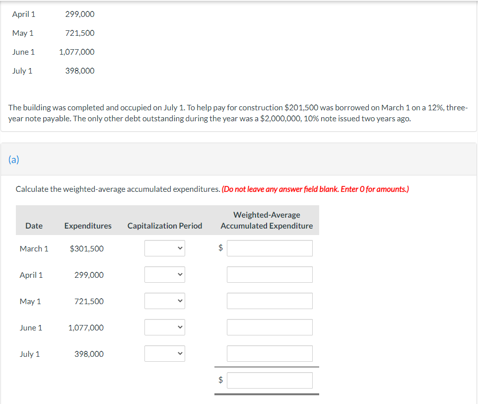 Solved On March 1, Susan Co. began construction of a small | Chegg.com