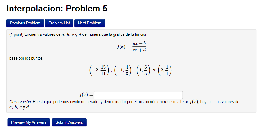Solved (1 point) Find values of a,b,c and d such that the | Chegg.com Solved (1 point) Find values of a,b,c and d such that the | Chegg.com