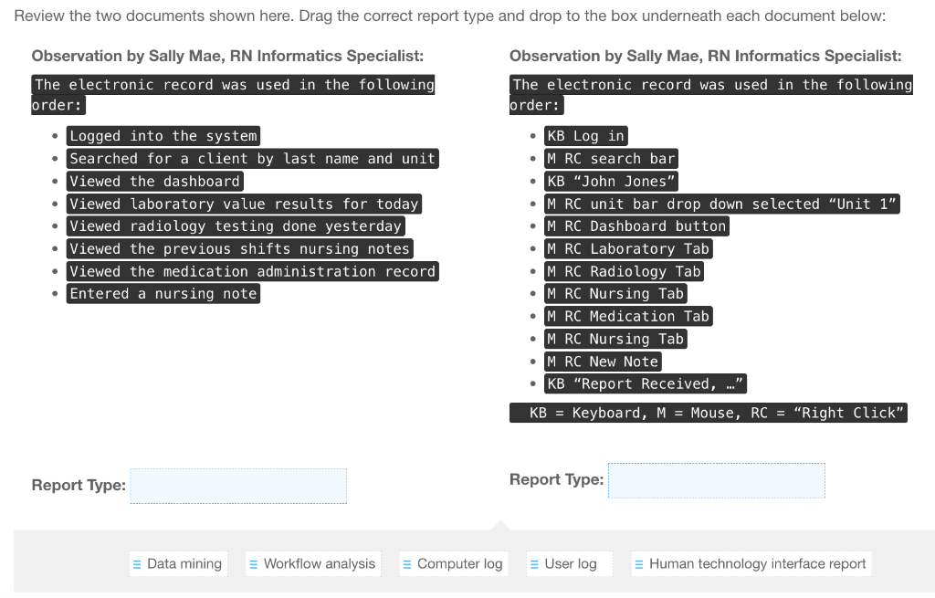 Solved Report Type: Report Type: | Chegg.com