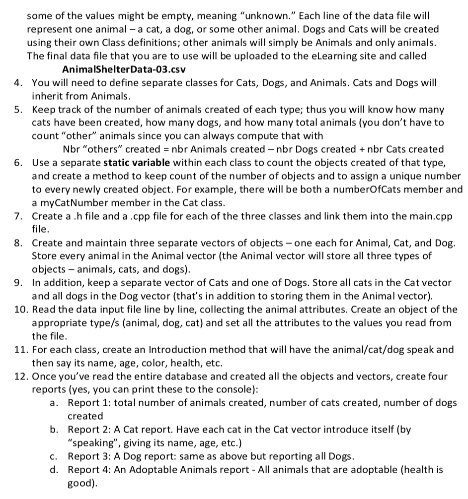 Solved Objectives The goal of this homework is to get | Chegg.com