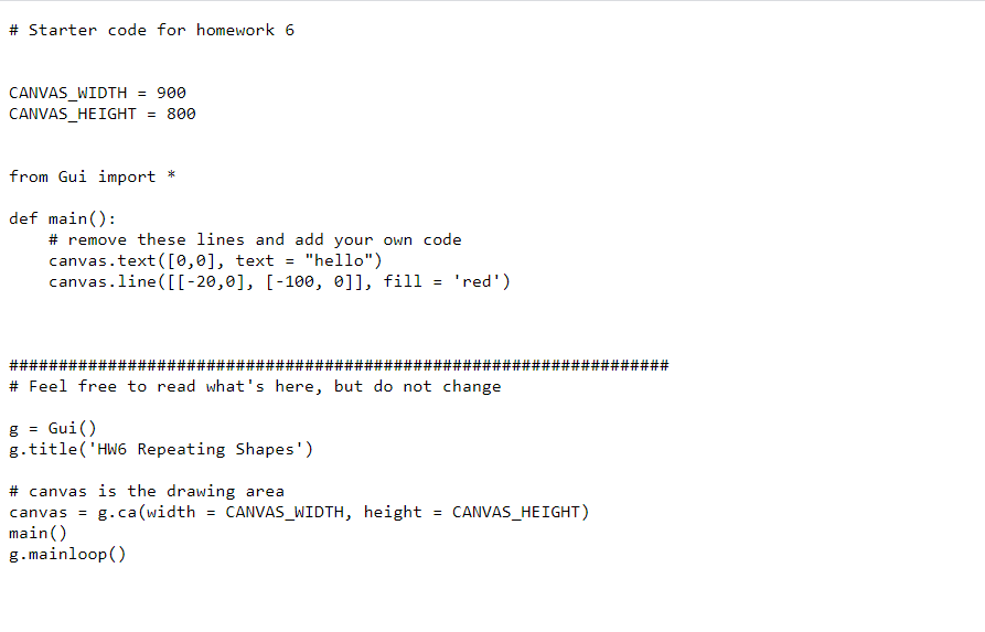 Please use TKINTER instead of Gui.py module - | Chegg.com