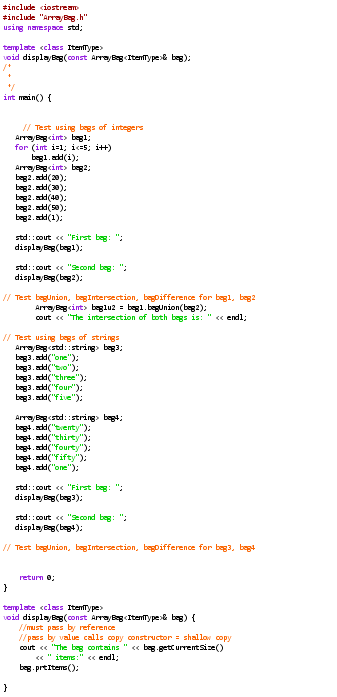 Solved The following 3 methods are to be added to the | Chegg.com