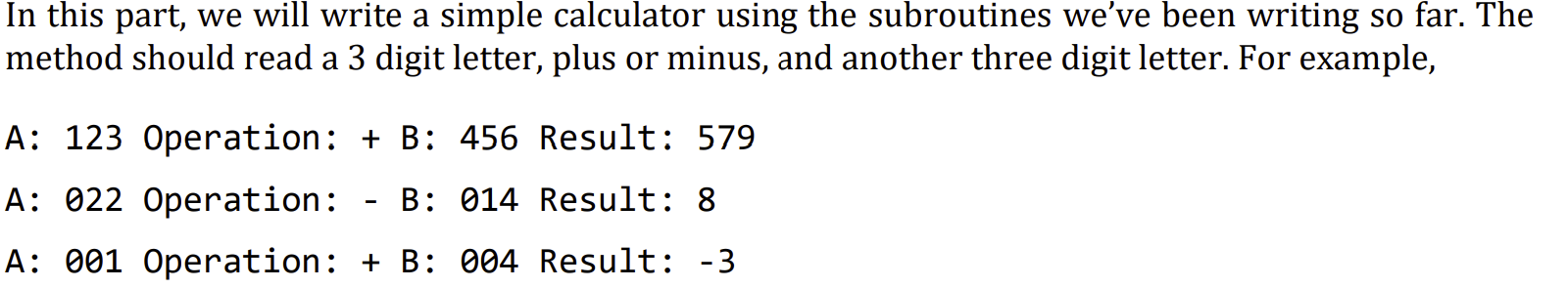 In LC3 assembly language only .ORIG x3000 LD R6, | Chegg.com