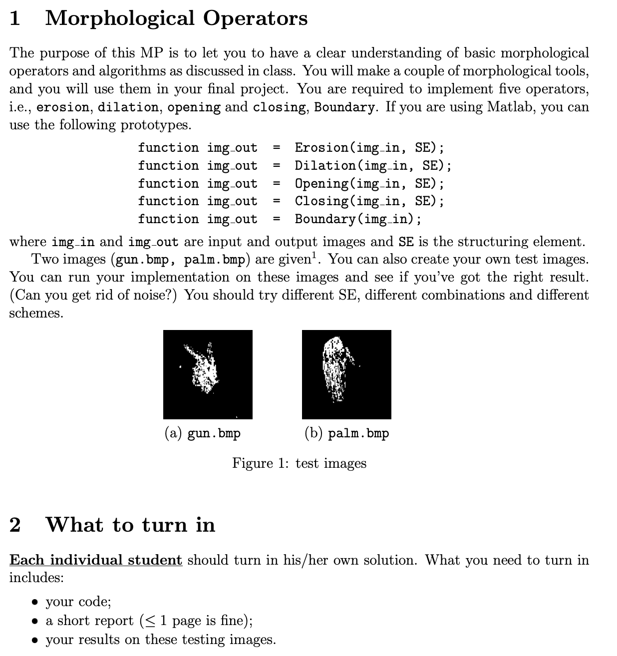 Solved The purpose of this MP is to let you to have a clear | Chegg.com