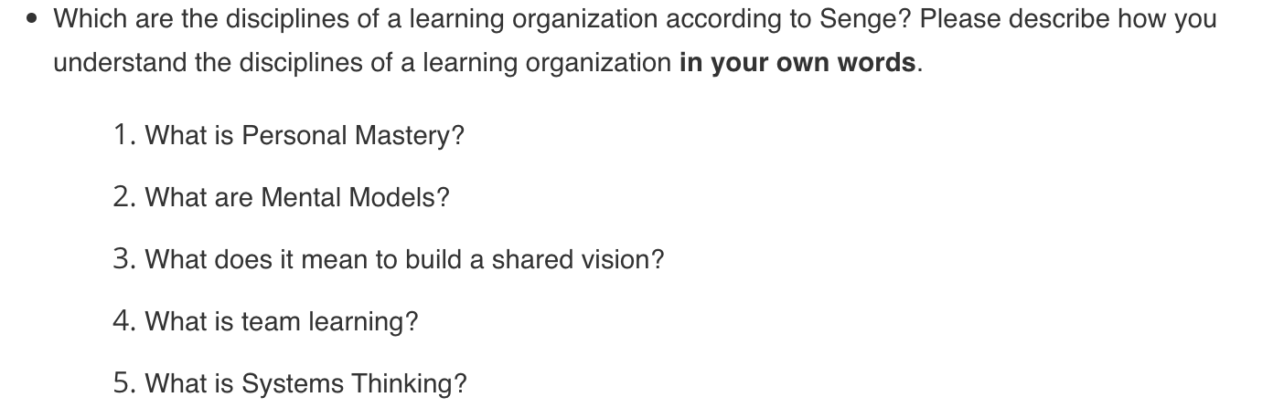 Solved • Which are the disciplines of a learning | Chegg.com