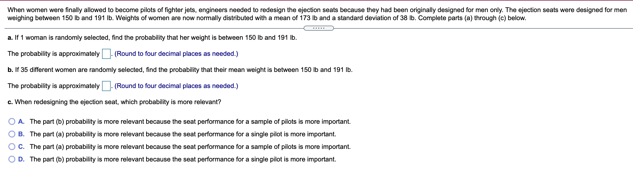 Solved When women were finally allowed to become pilots of | Chegg.com