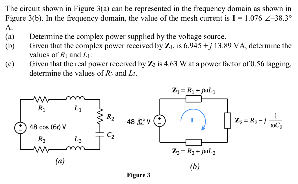 Solved The circuit shown in Figure 3(a) can be represented | Chegg.com