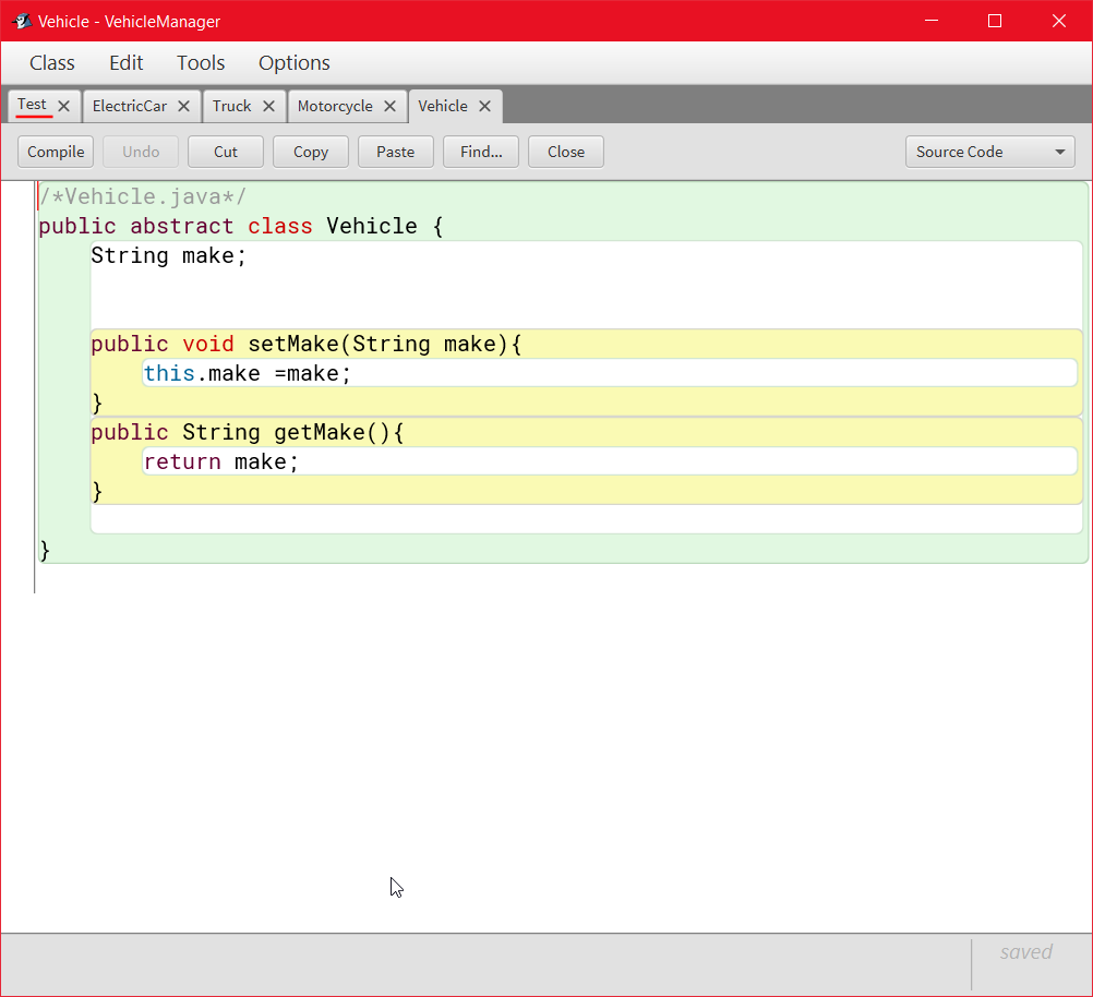 Solved Project 4: Vehicle Manager Objectives: Write classes | Chegg.com