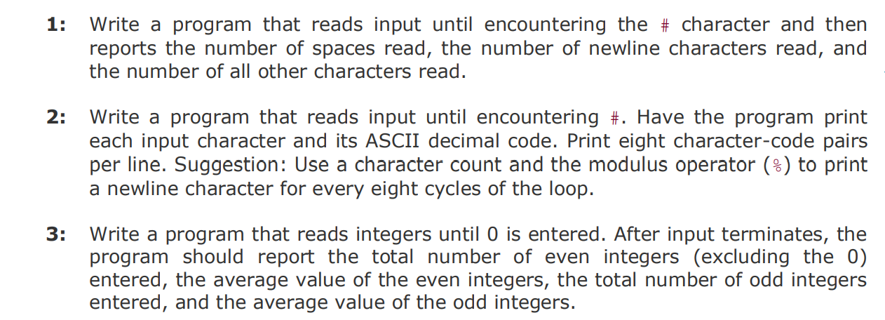 Solved Complete the following 12 exercises (7.5 Points for | Chegg.com
