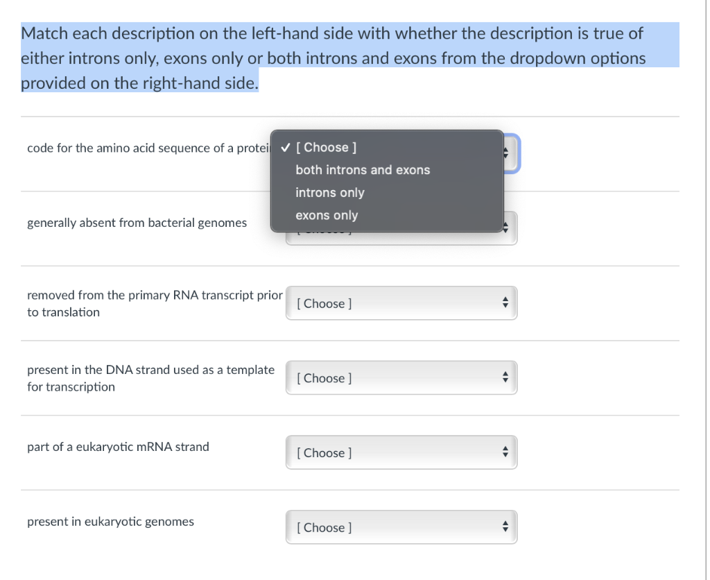 Solved Match each description on the left-hand side with | Chegg.com