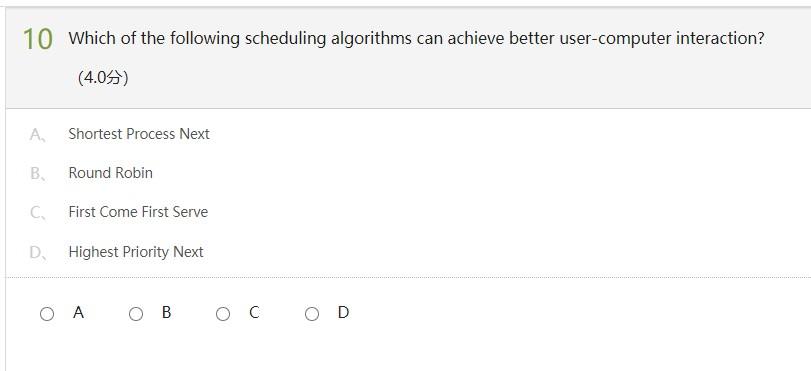 Solved Topic: operating system I will give thumbs up for the | Chegg.com