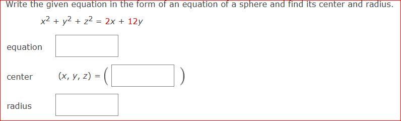Solved Write the given equation in the form of an equation | Chegg.com
