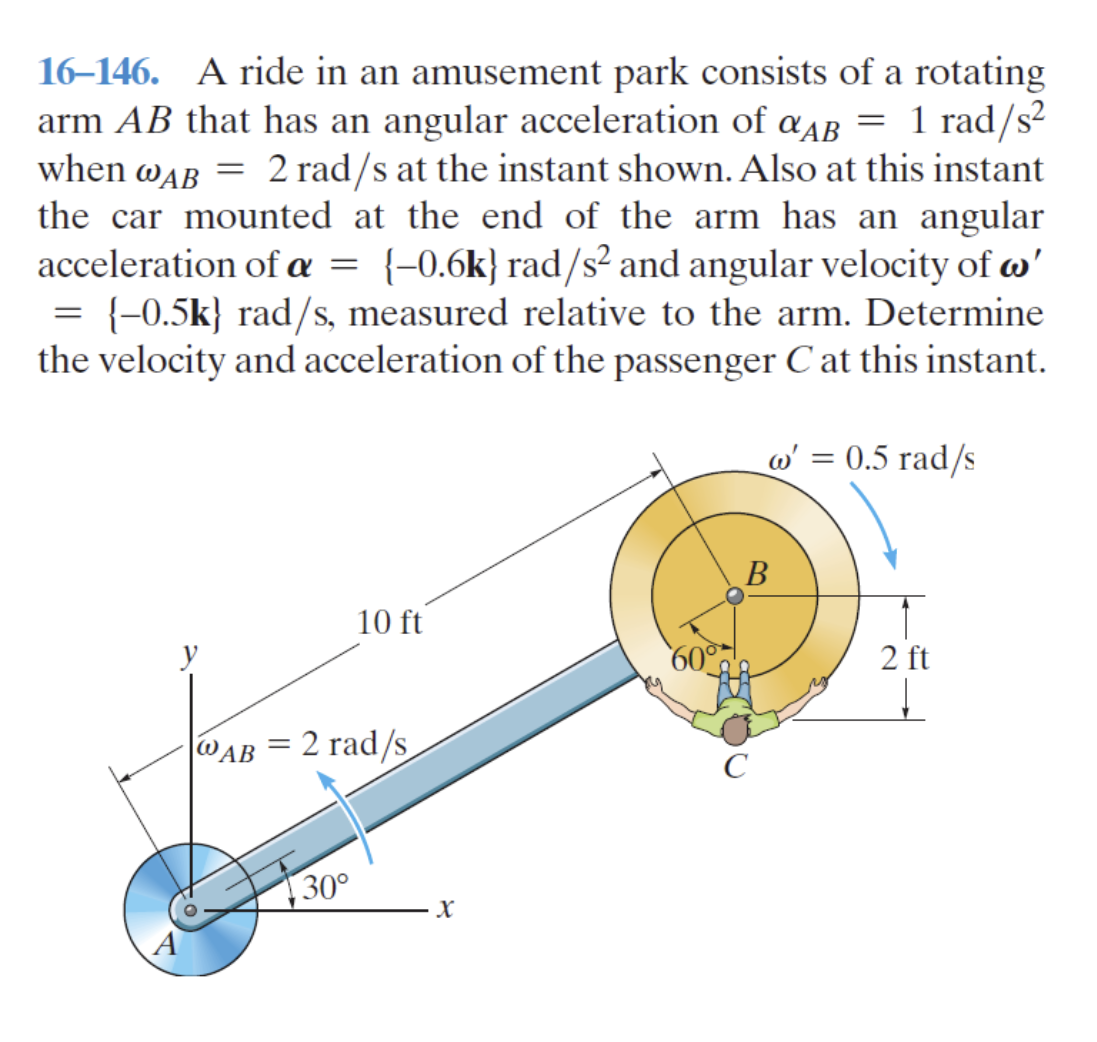 Solved A ride in an amusement park consists of a | Chegg.com
