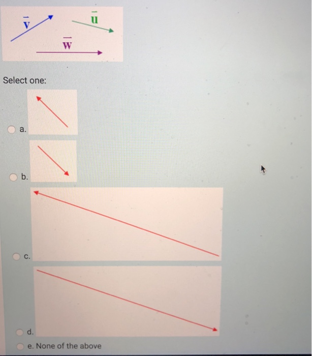 Solved Find the vector 2u - 2v +3w, given the vectors u, v, | Chegg.com