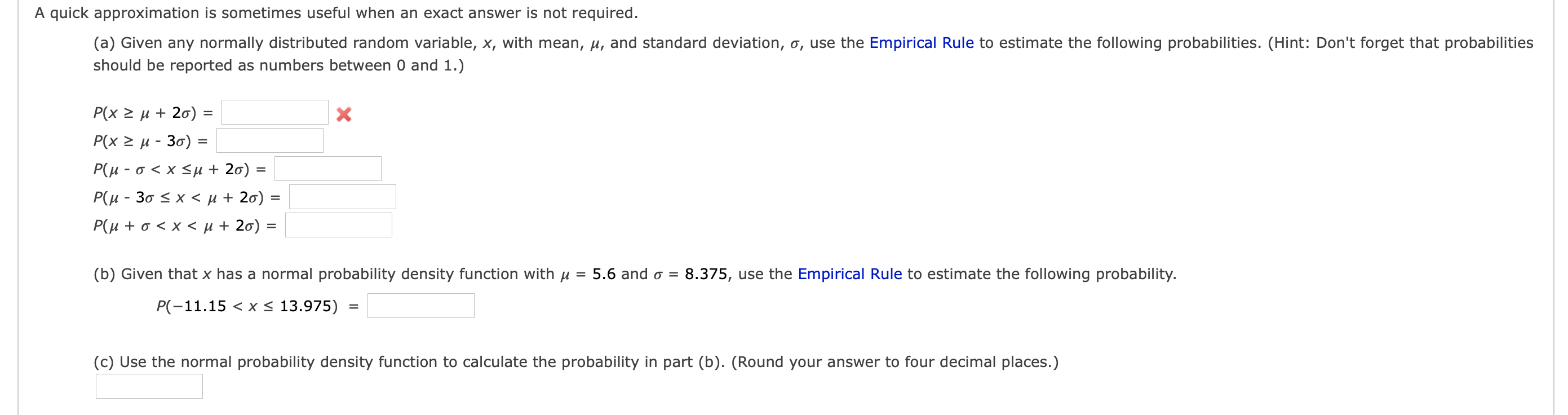Solved A quick approximation is sometimes useful when an | Chegg.com