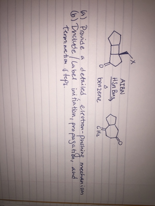 Solved Provide a detailed, electron-pushing mechanism (b) | Chegg.com
