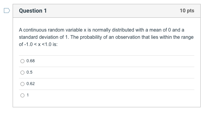 Solved A continuous random variable x is normally | Chegg.com