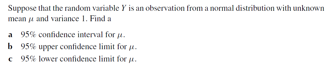 Solved Suppose that the random variable Y is an observation | Chegg.com