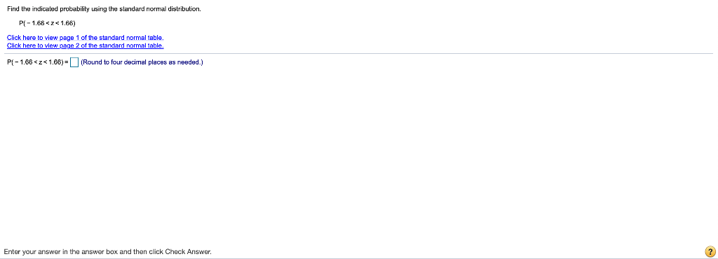 Solved Find the indicated probability using the standard | Chegg.com