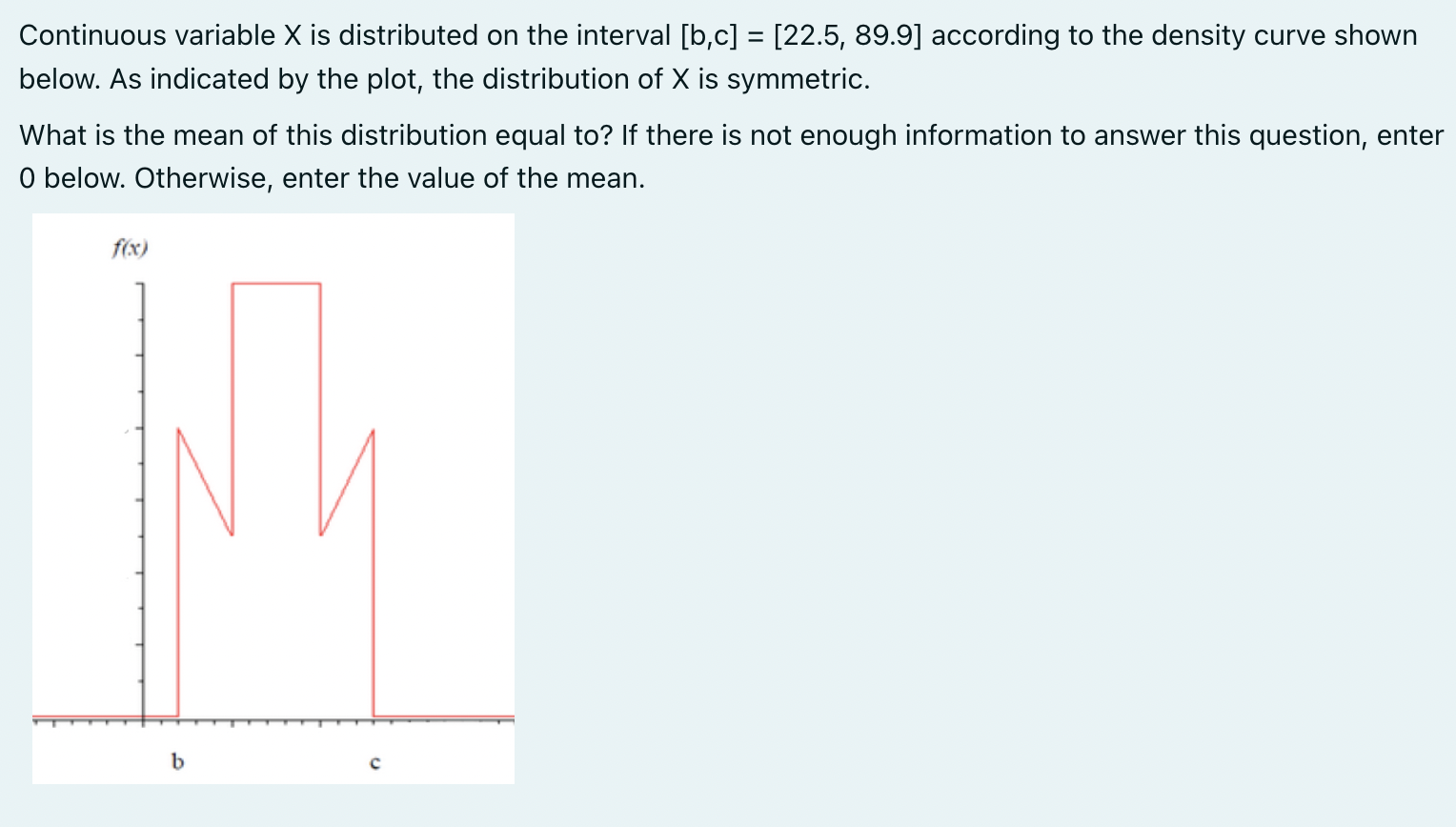 Solved Continuous variable X is distributed on the interval | Chegg.com
