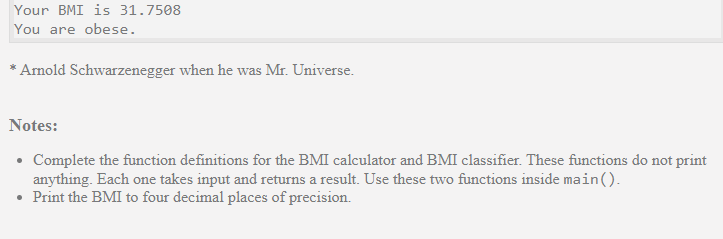 Solved The Body Mass Index (BMI) is calculated as a person's | Chegg.com