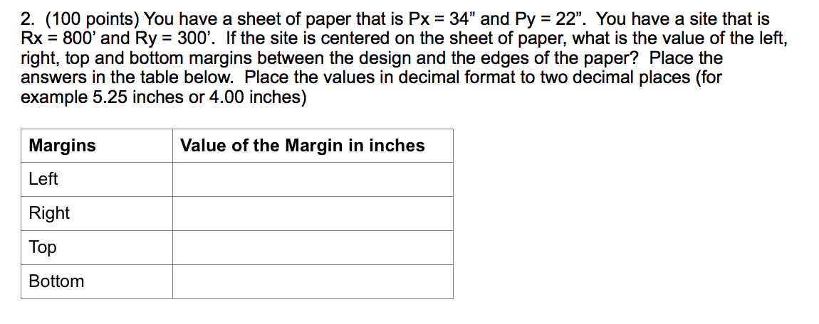 Solved Please help determine left, right, bottom, and top | Chegg.com