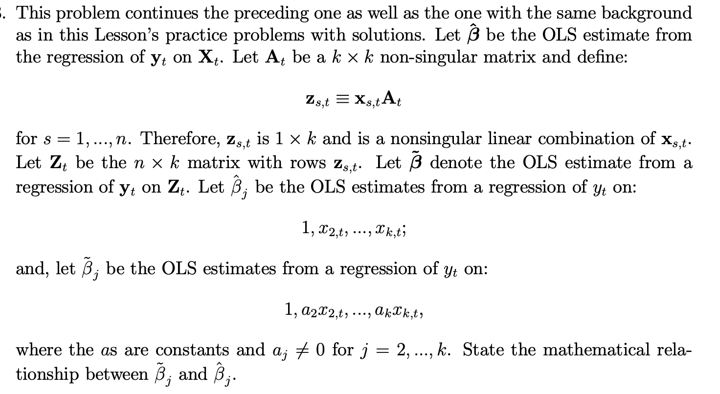Solved . This problem continues the preceding one as well as | Chegg.com