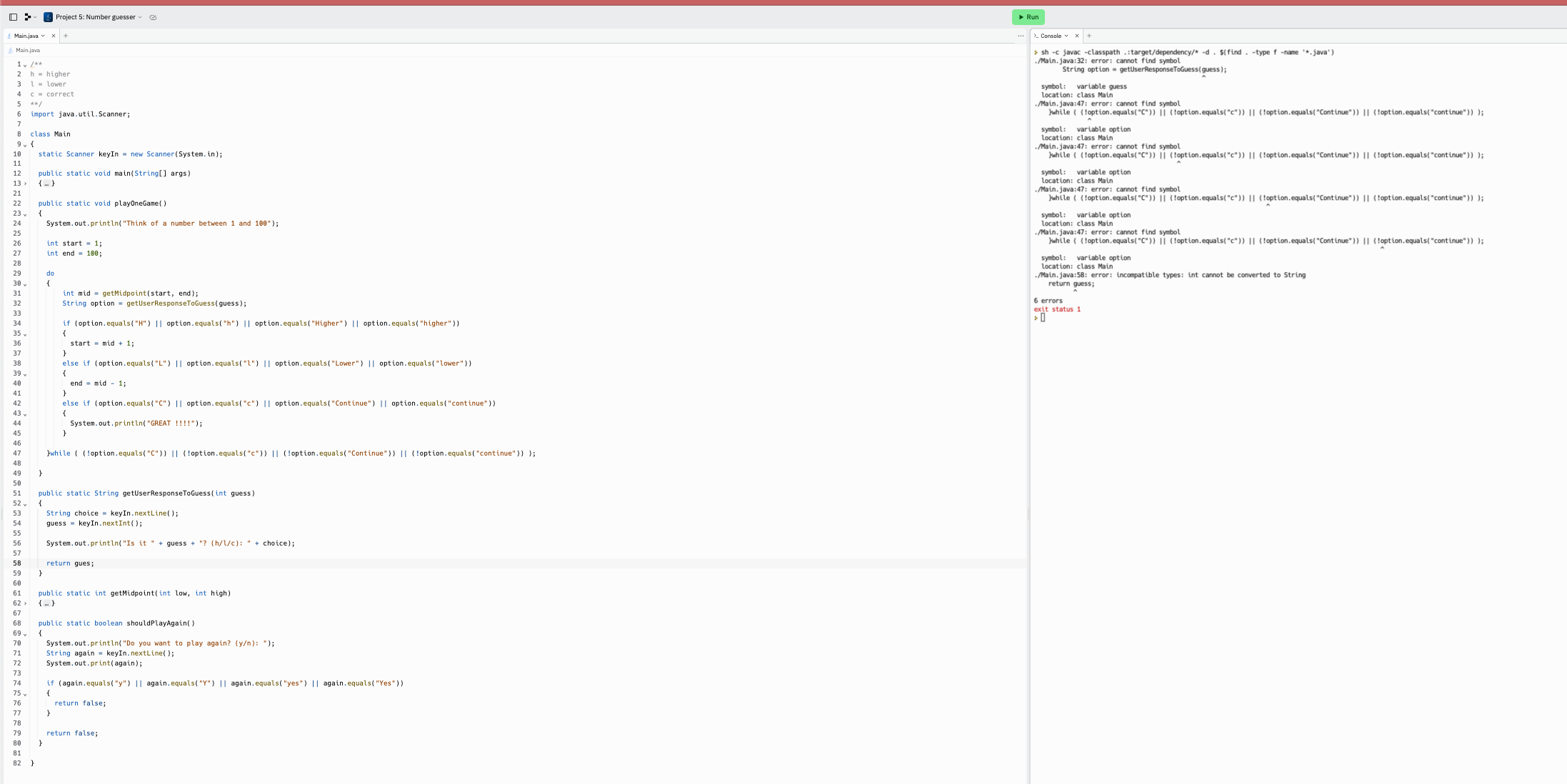 Solved Need help figuring out the errors. I am adding code | Chegg.com