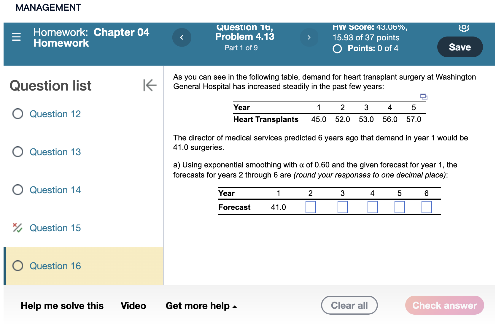 Solved Question list Question 12 Question 13 Question 14 | Chegg.com