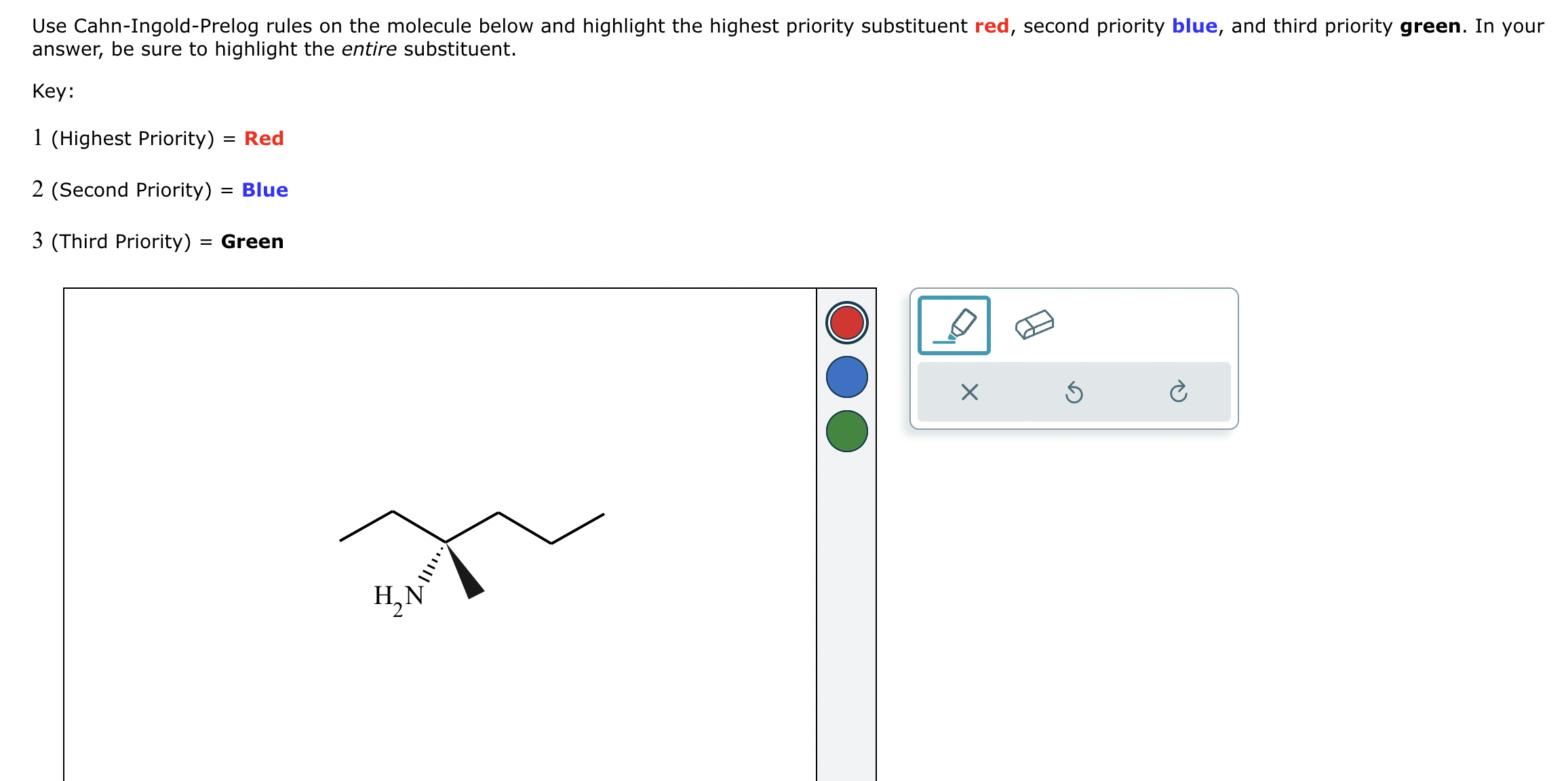 Solved Question 11: Use Cahn-Ingold-Prelog rules on the | Chegg.com