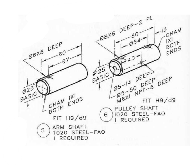 Solved Draw or use autocad to create 2 section views. 1 of | Chegg.com