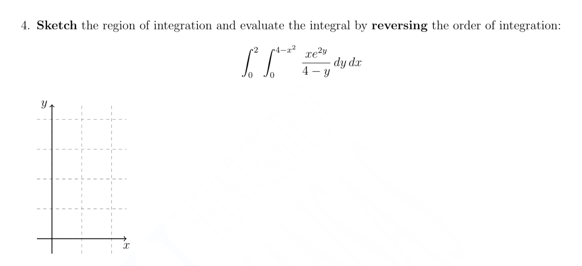 Solved 2. Sketch the region of integration and evaluate the | Chegg.com
