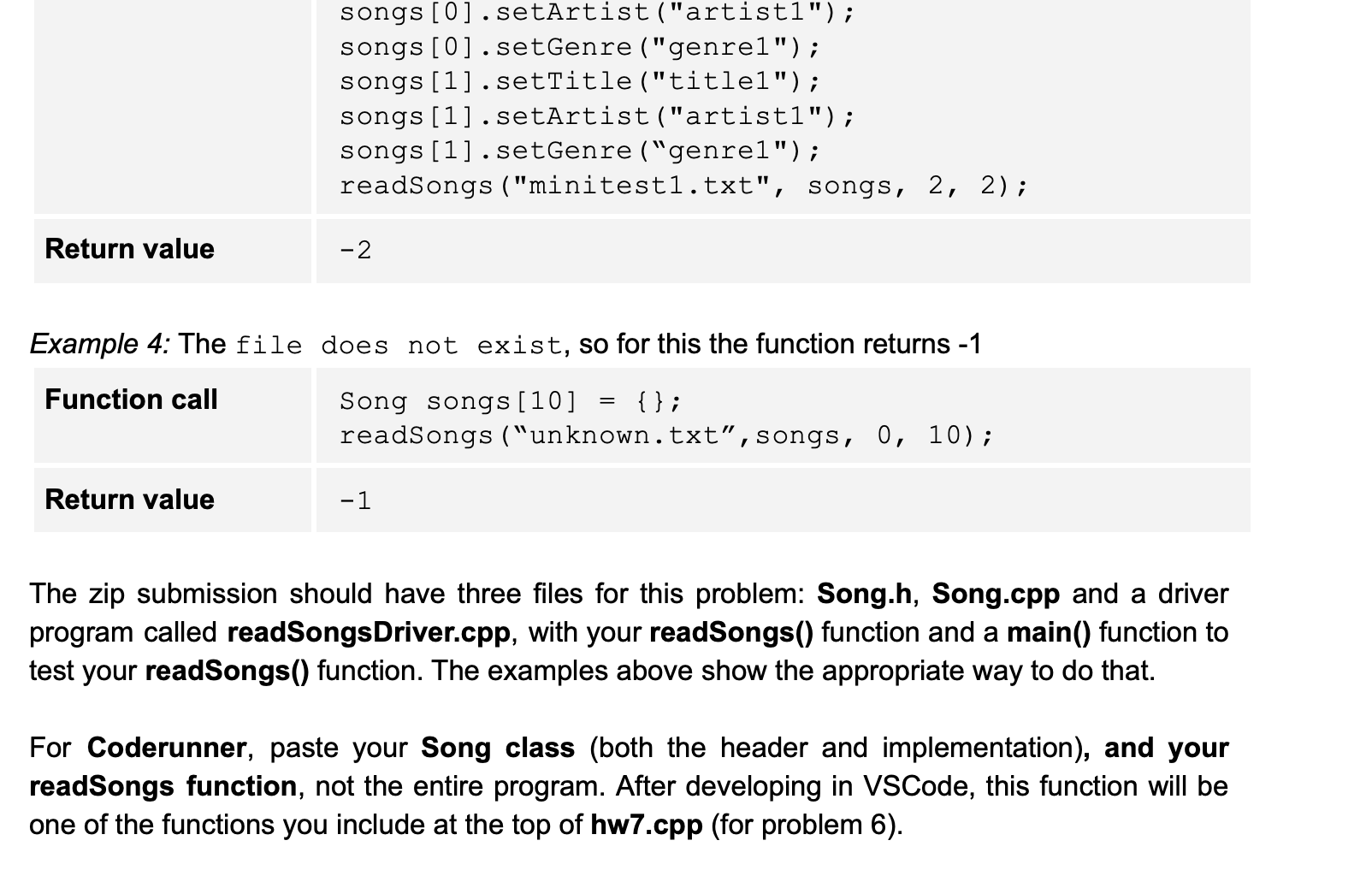 Solved Create a song class, with separate interface file | Chegg.com