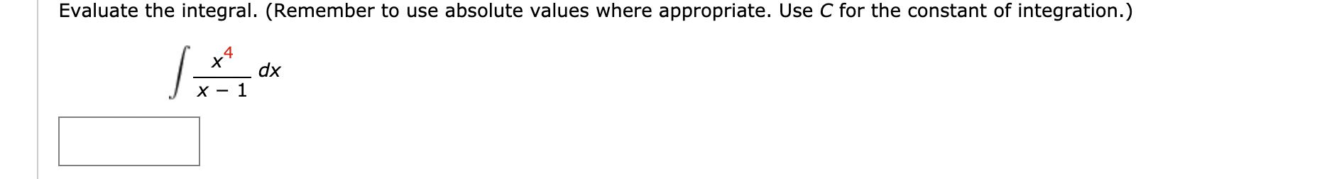 Solved Evaluate the integral. (Remember to use absolute | Chegg.com