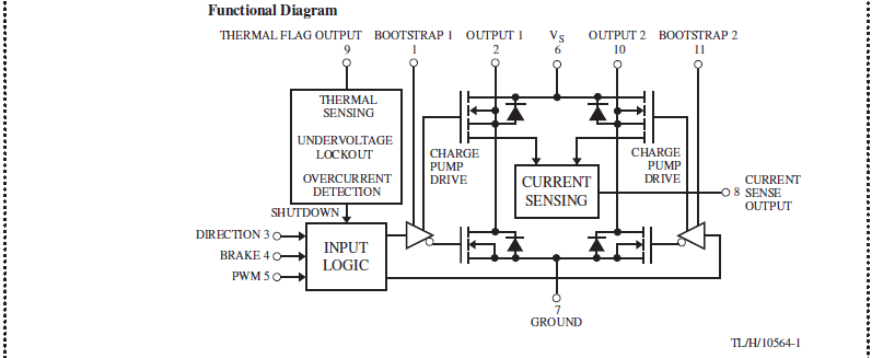 Recognizing that the H-bridge IC in Design Example | Chegg.com