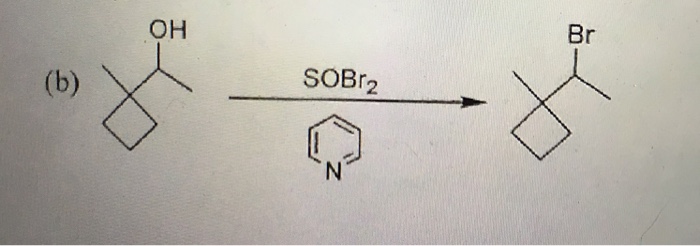 Solved Br OH SOBr2 | Chegg.com