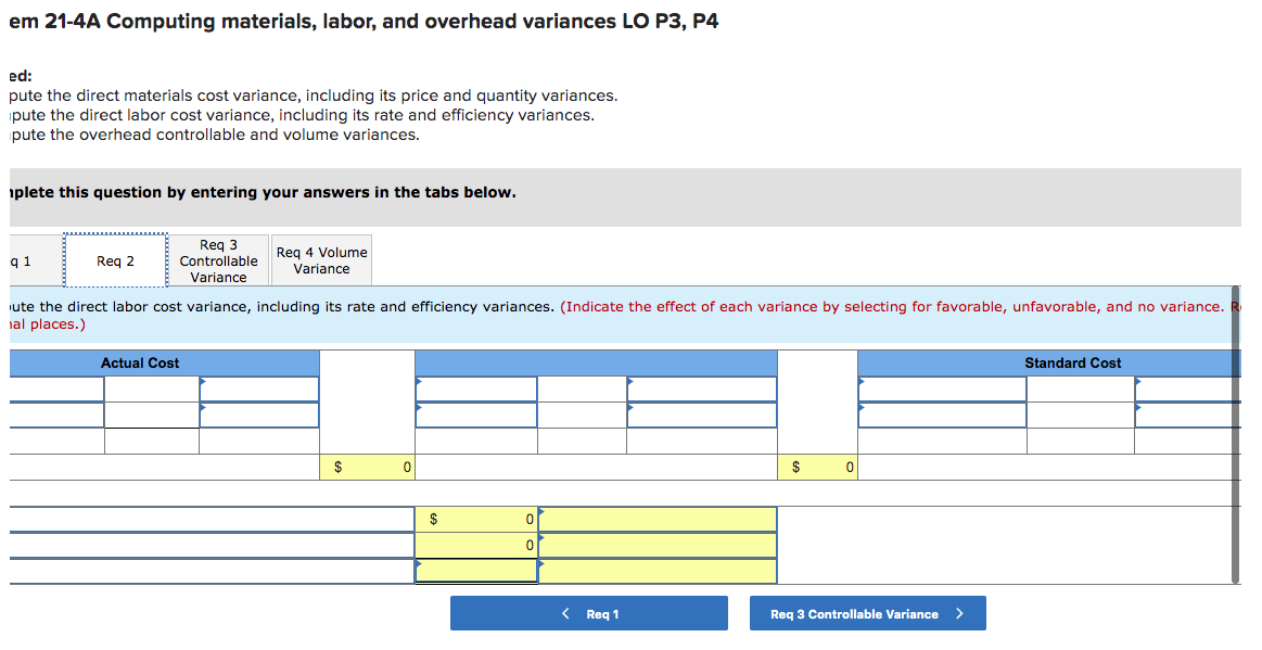 Solved em 21-4A Computing materials, labor, and overhead | Chegg.com