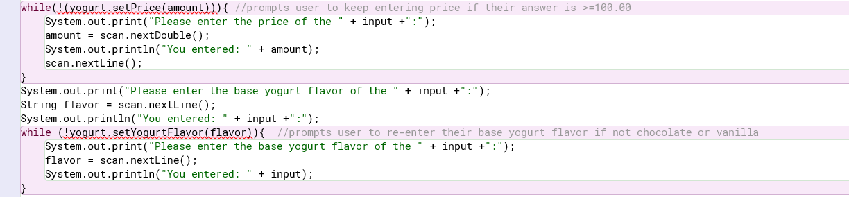 Solved Can someone help me? It says I have a bad operand | Chegg.com