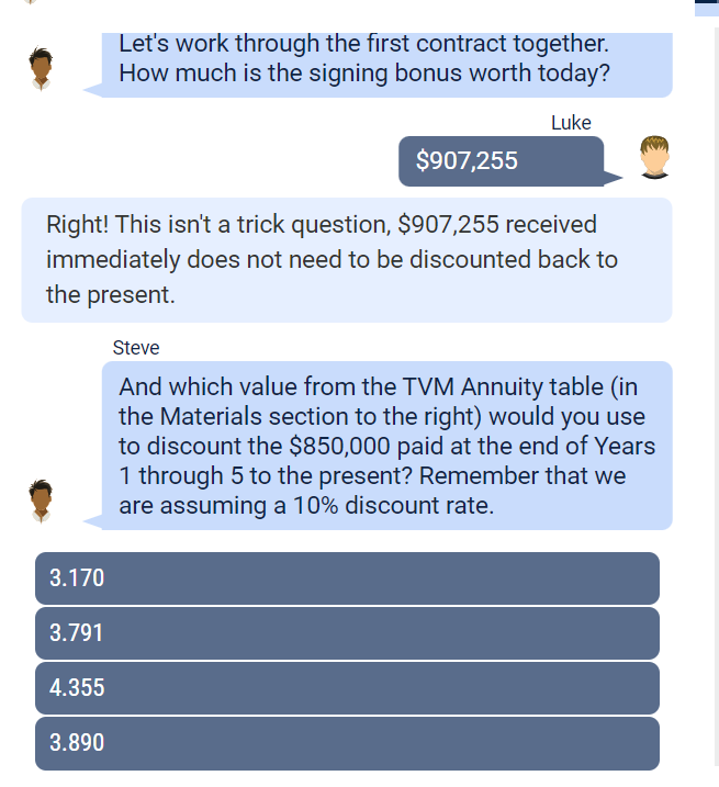 Let's work through the first contract together. How | Chegg.com