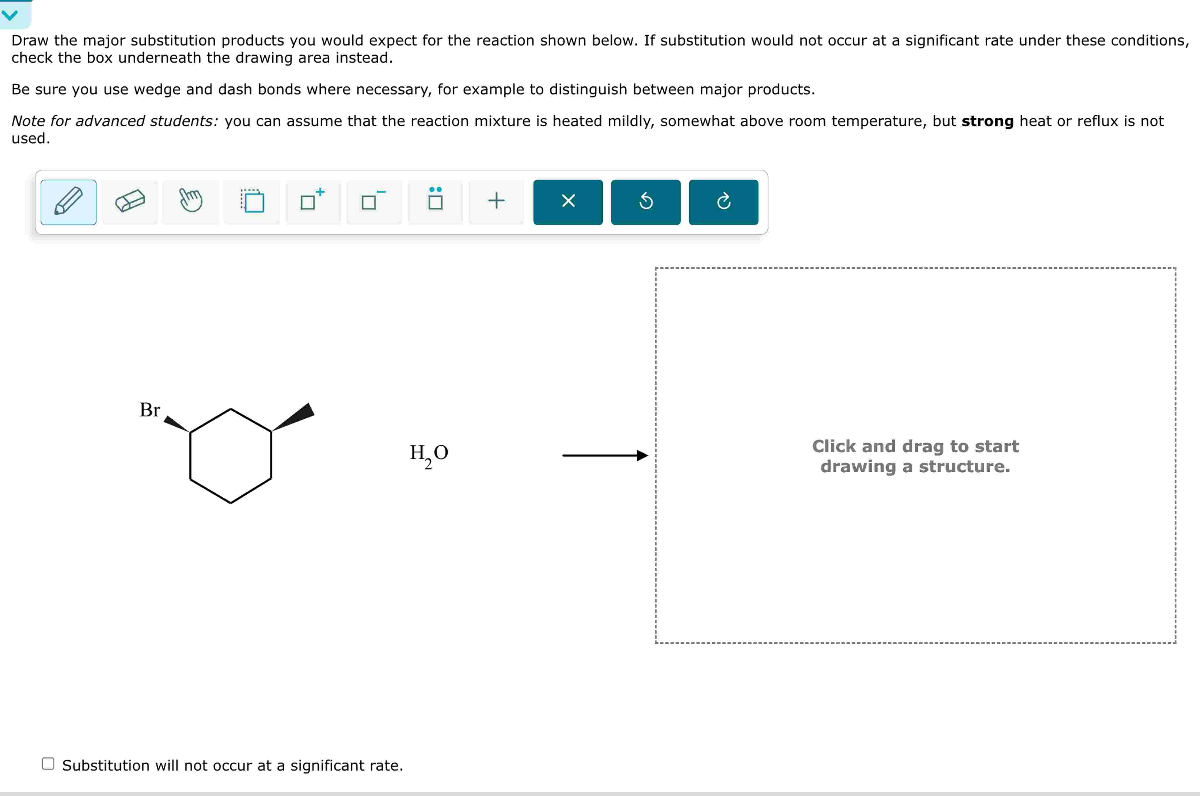 Solved Draw the major substitution products you would expect | Chegg.com