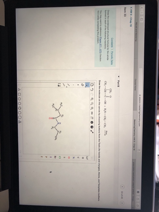 Solved draw the condensed structural formula do the amide | Chegg.com