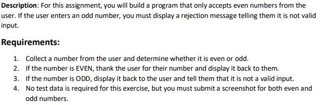Solved Description: For this assignment, you will build a | Chegg.com